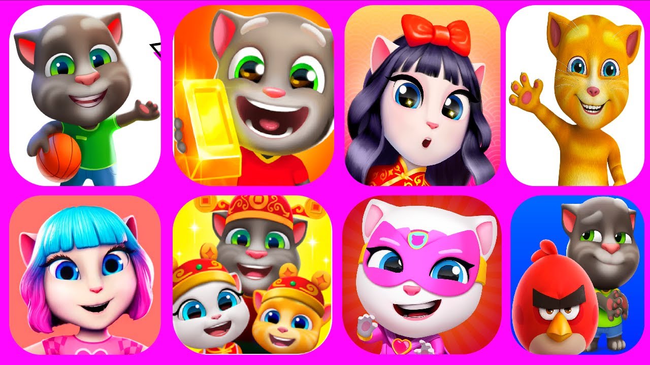 😻Tom Blast/Talking Pierre/Tom Jetski2/Tom Time Rush/Tom Candy Run ...