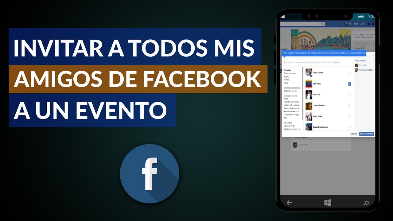 Cómo Invitar a Todos mis Amigos de Facebook a un Evento - Fácil y ...