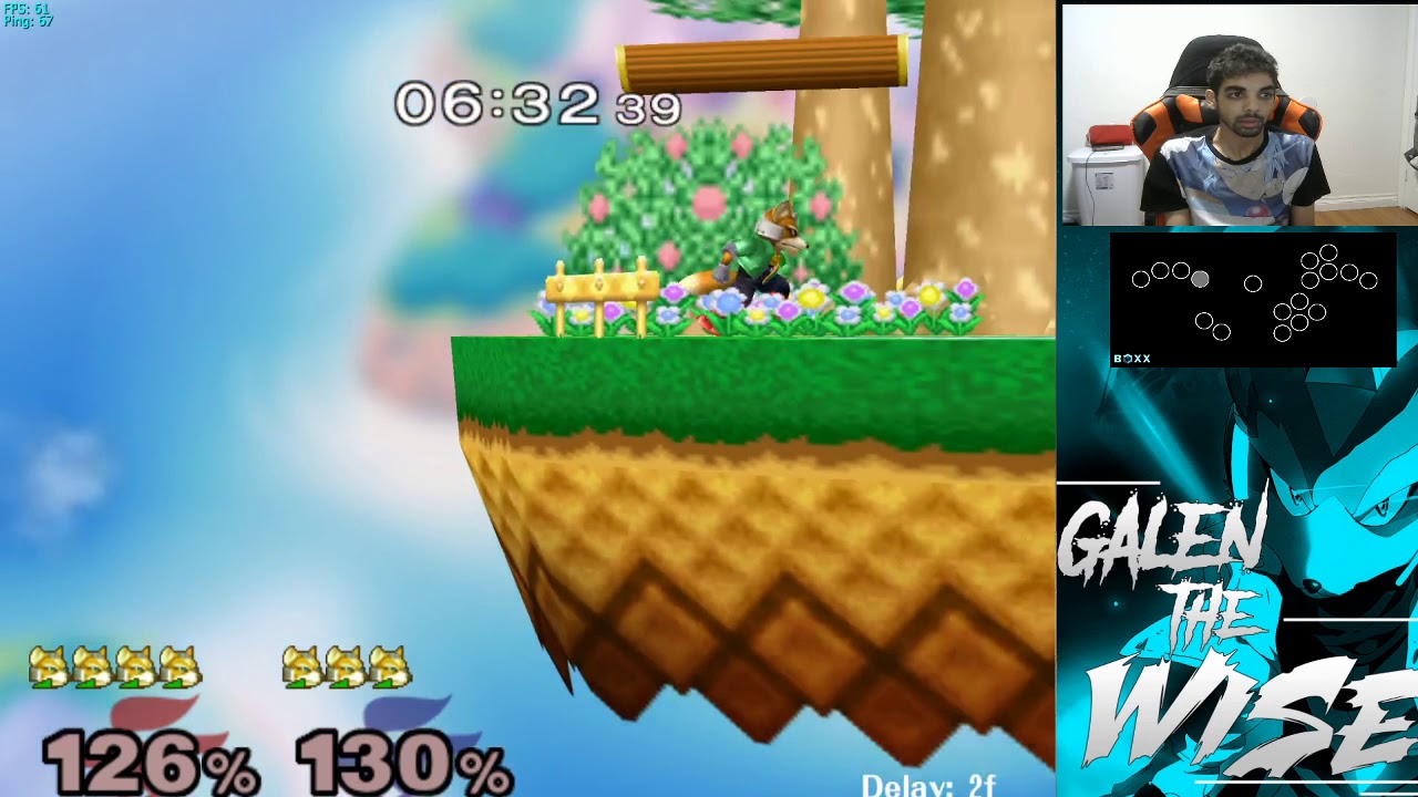 B0XX Melee practice on rollback while at my friend's place! | !queue ...