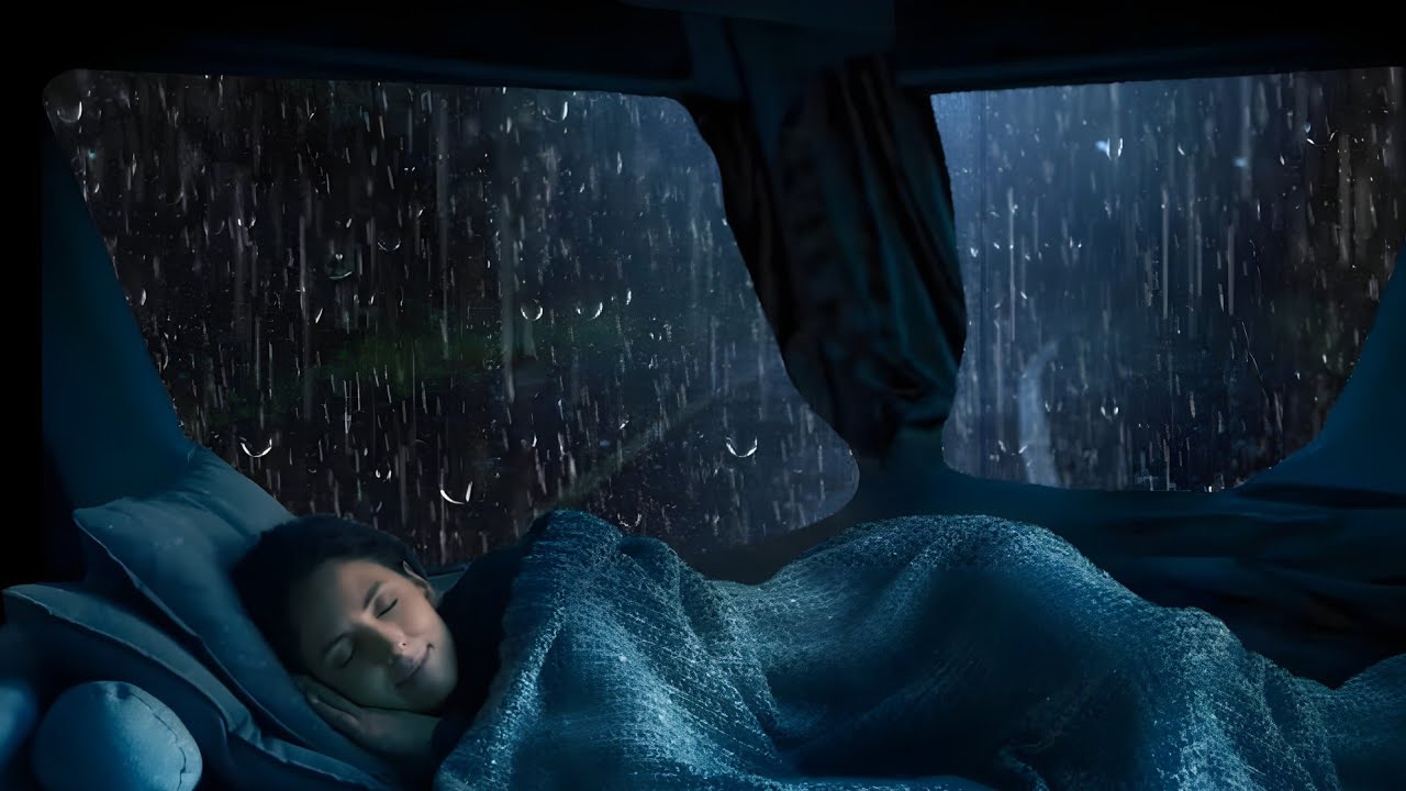 Rain Sounds for Sleeping - Beat Insomnia with Heavy Rain & Thunder ...
