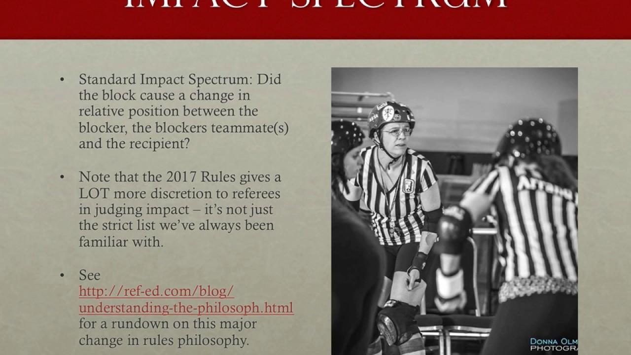 Roller Derby Referee Training - Direction of Gameplay - 2017 Rules ...