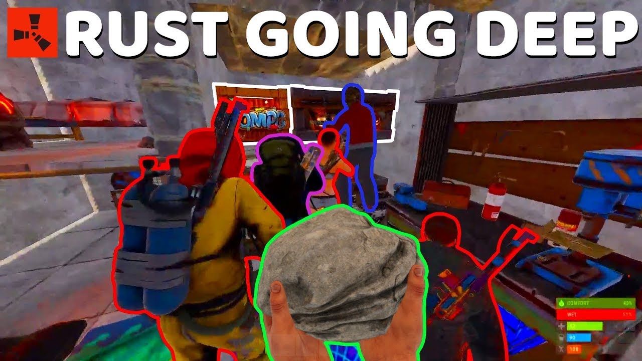 Rust CRAZY clan goingdeep + raid with private DLC secret.gg! - YouTube