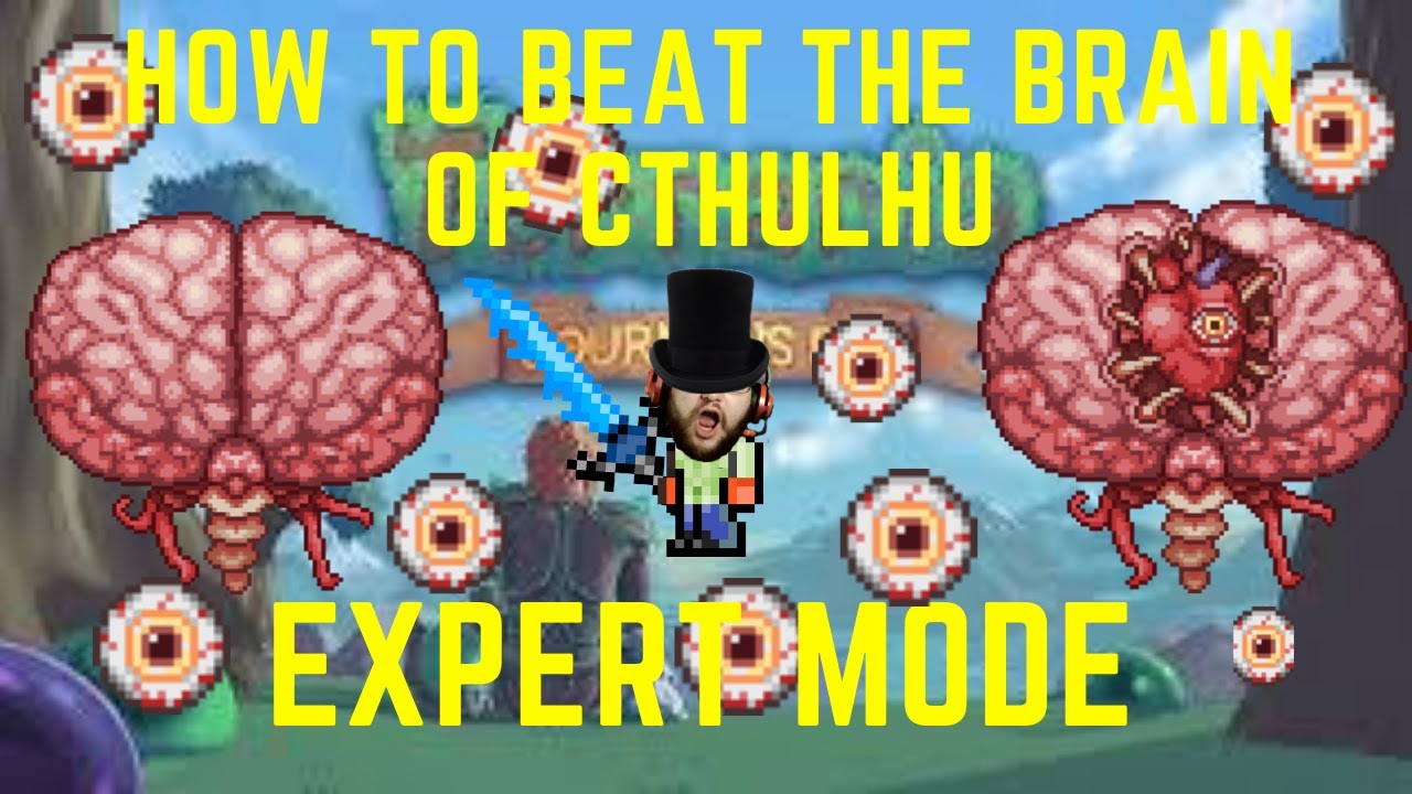 How to Beat the brain of Cthulhu on EXPERT mode - YouTube