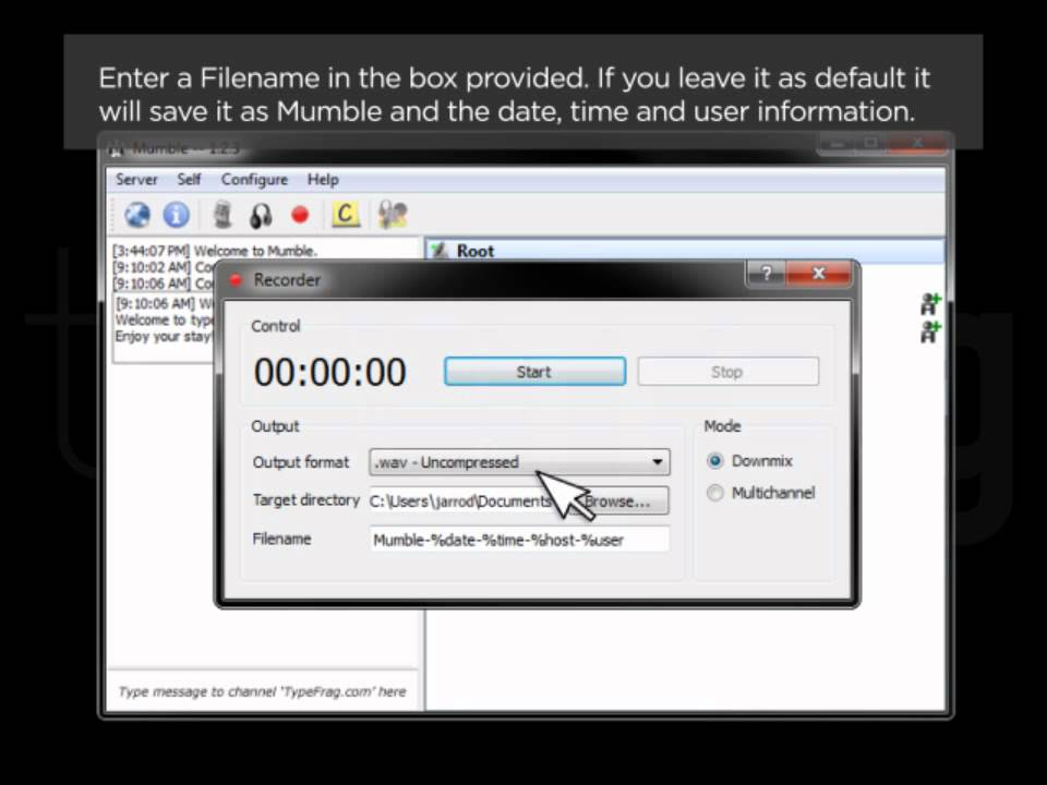 Tutorial: Record Conversations in Mumble - YouTube
