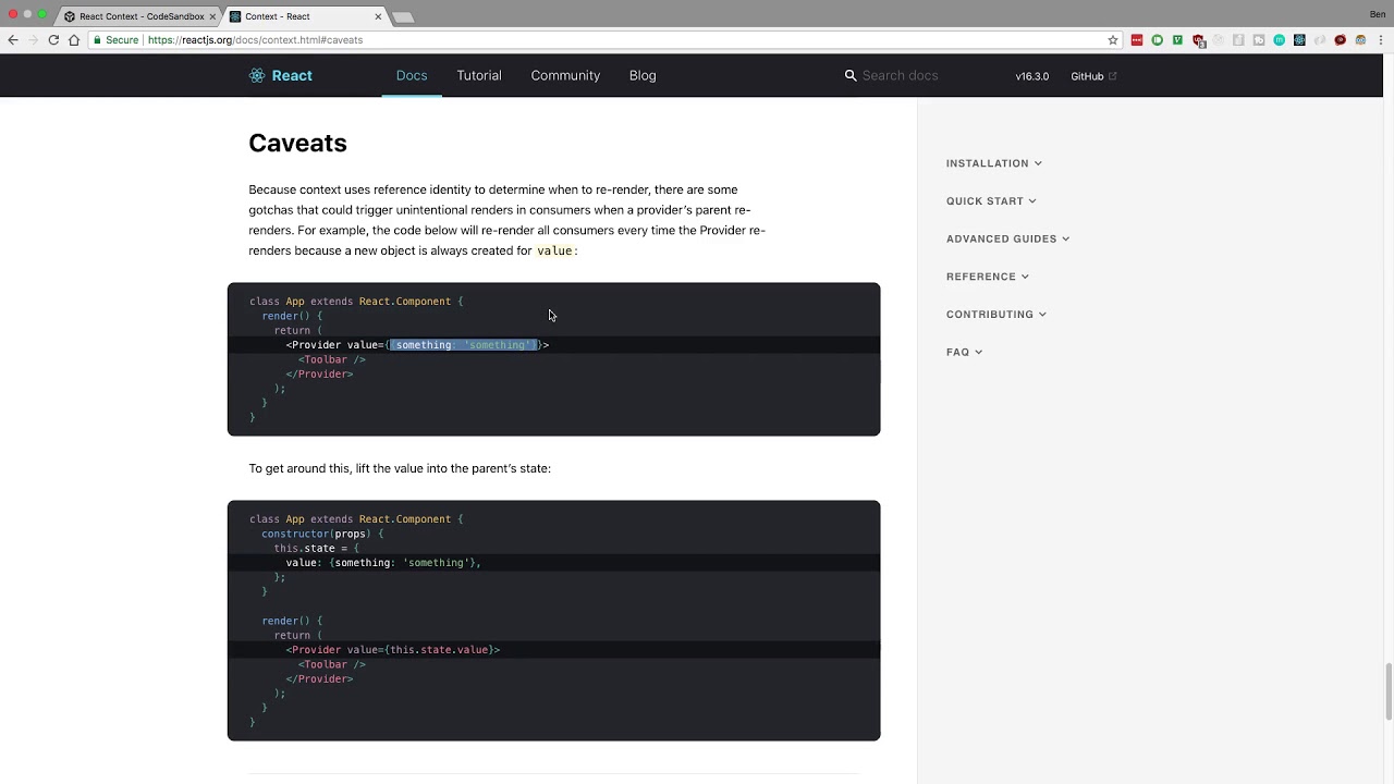 React 163 Context Api Youtube