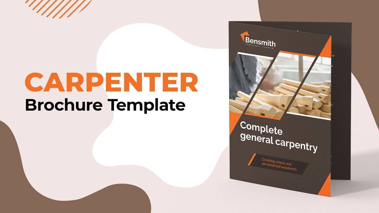 Carpenter Brochure Template - YouTube