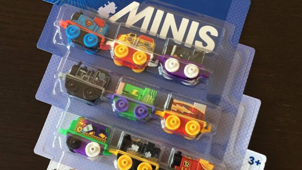 Thomas and Friends Minis DC Super Friends 9 Pack - YouTube