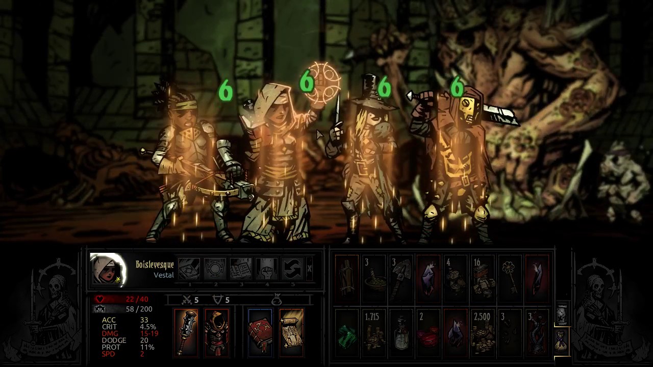 Darkest Dungeon - Pitch Black Dungeon - Swine God - YouTube