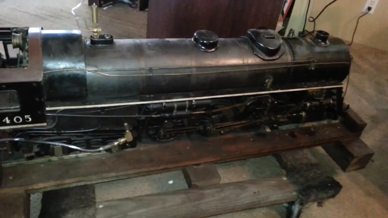 4-6-4 live steam Hudson 1/4 scale locomotives - YouTube