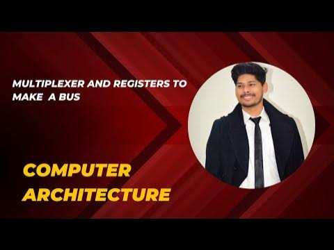 Common Bus using Multiplexers and Registers | 12 Registers and each ...