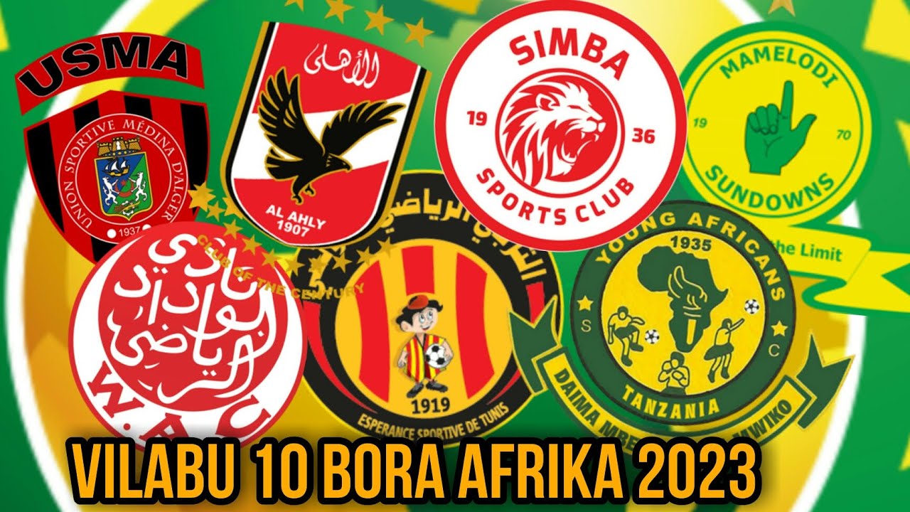 CAF Yatangaza Timu 10 Bora Afrika 2023, Simba na Yanga zatajwa 10 Bora ...