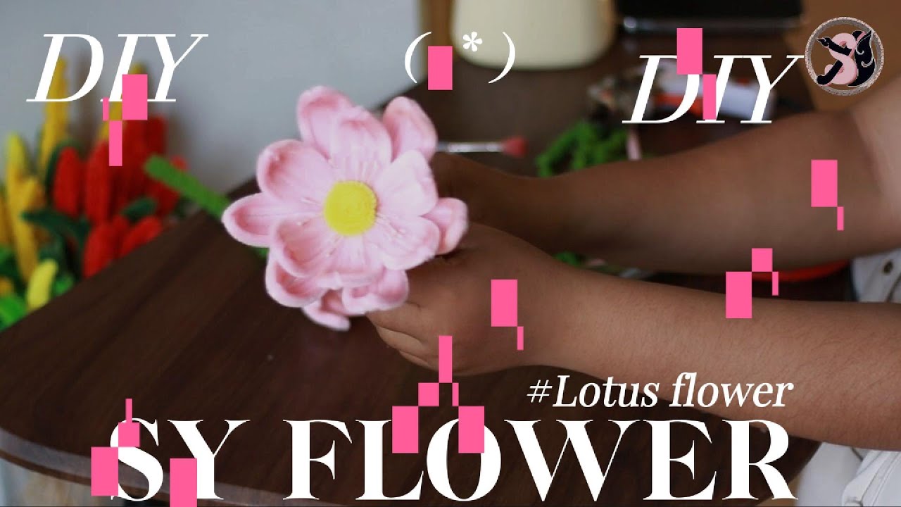 🌸 DIY Handmade Lotus Flower | Easy & Beautiful Craft 🌿 - YouTube