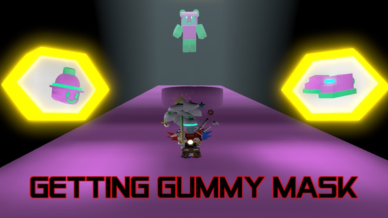 Crafting the Gummy Mask in Bee Swarm Simulator - YouTube