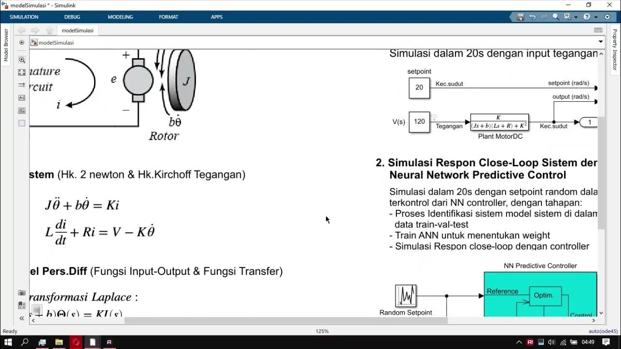 NN Predictive Controller on DC Motor Speed System - SISO (A MATLAB Simulink Demo) - YouTube