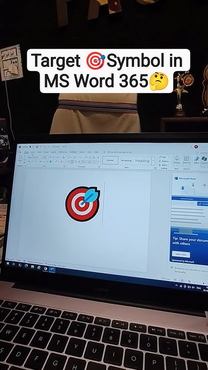 ||Target 🎯Symbol in MS Word 365||#computereducation #shortcut #shorts #tricks #msword #word365# ...