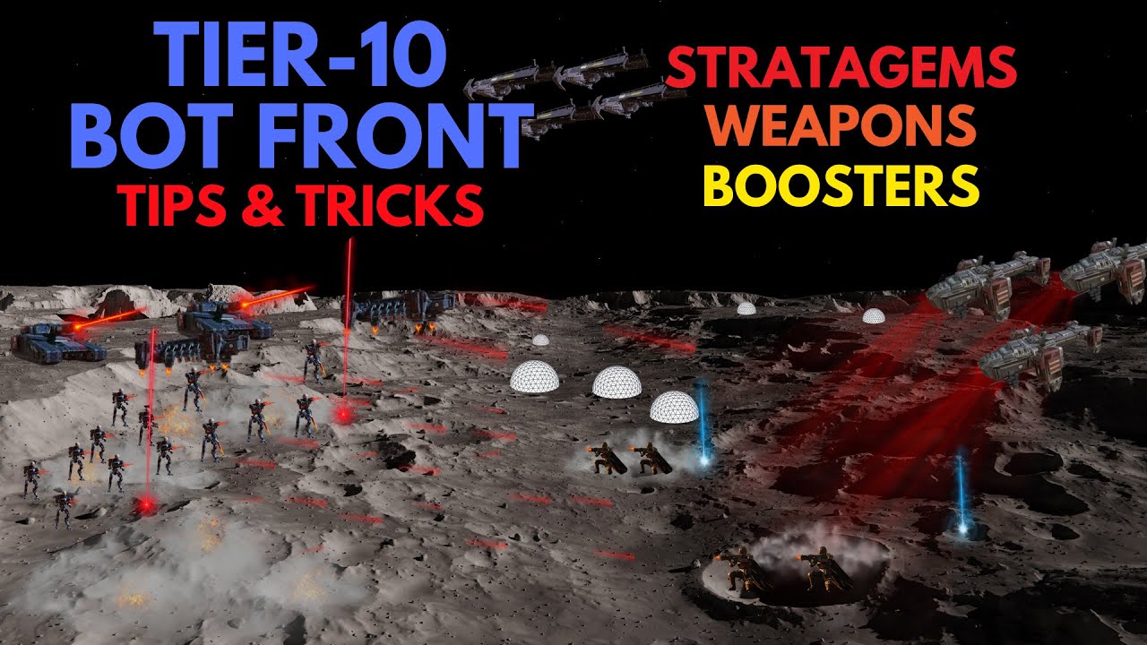 TIPS & TRICKS + LOADOUTS FOR SUPER HELLDIVE AUTOMATONS | TIER 10 ...