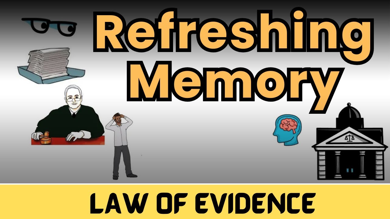 Refreshing memory 🧠🧠 in hindi/ Urdu | law of evidence 🧠🧠 - YouTube