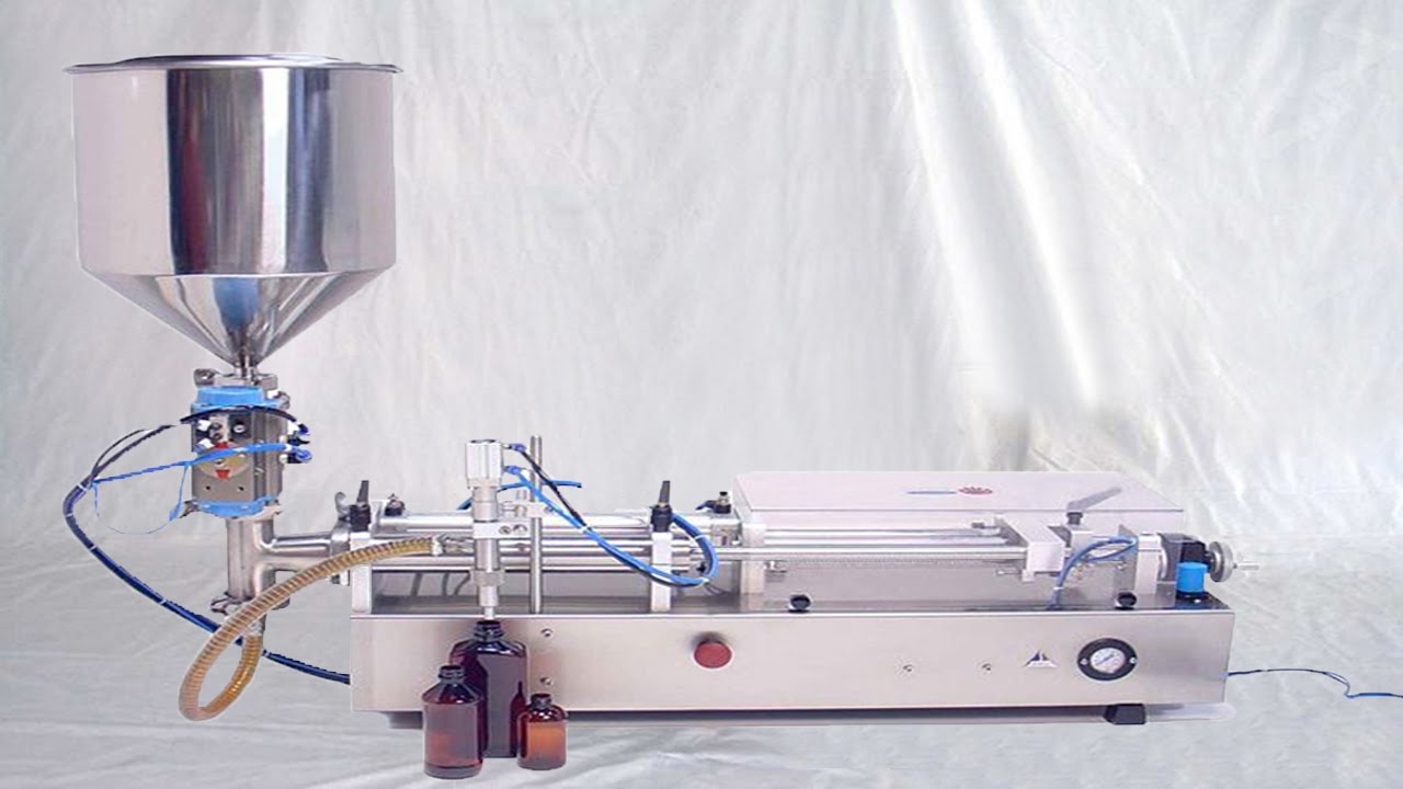 sesame sauce peanut butter filling machine pneumatic filler semi ...