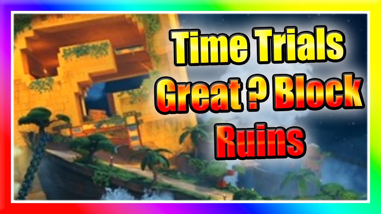 Time Trials Great ? Block Ruins - Mario Kart World - YouTube