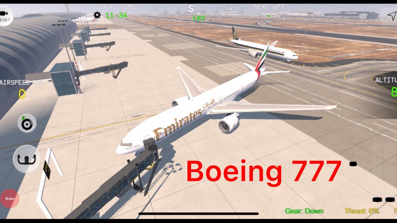 Emirates Boeing 777 Butter Landing | Games of Hasim | RC FS | 4K ...