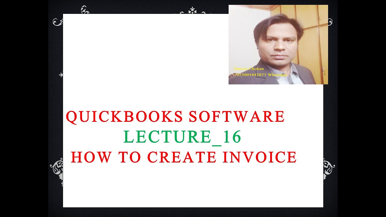 Quickbooks Lecture 16 How To Create Invoice In Quick Books Urdu Hindi quickbooks-lecture-16-how-to-create-invoice-in-quick-books-urdu-hindi
