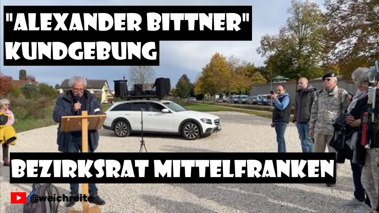 Bezirksrat Mittelfranken Dr. Krzysztof Malowaniec, JVA Aichach Alexander Bittner Kundgebung 12. ...