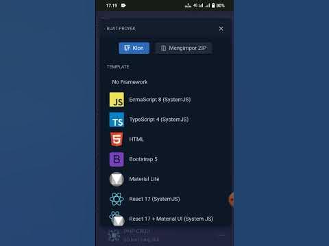 #1 Membuat website di hp android, Spck Code Editor - YouTube