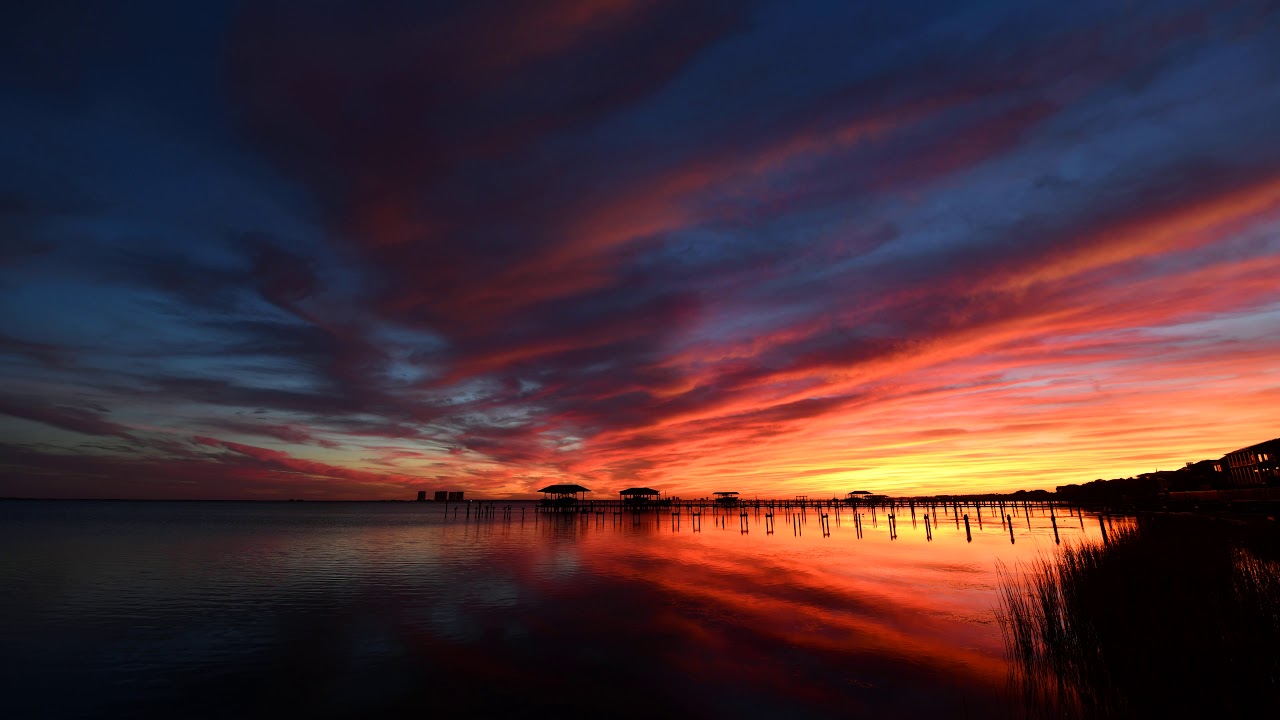 Sunset Over Santa Rosa Sound - YouTube
