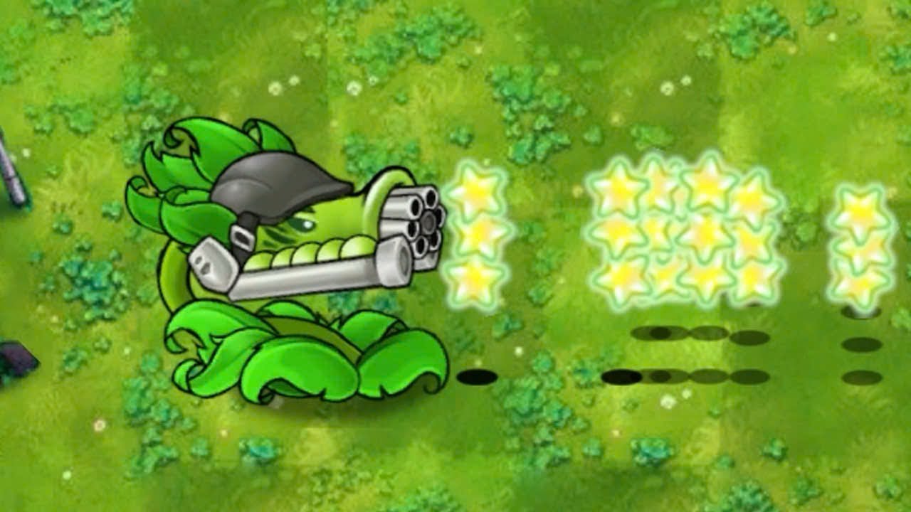 PvZ Fusion - Titan Pea Turret use Projectile Starglow Vs All Zombies ...