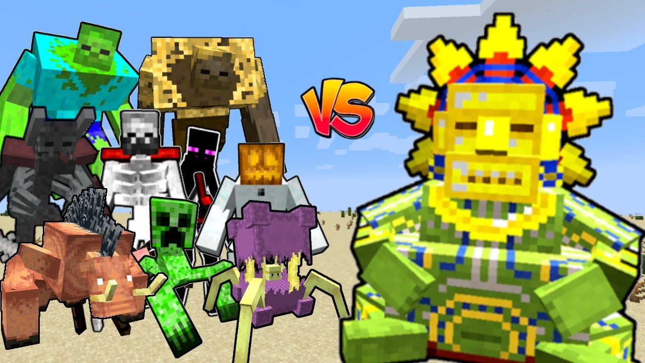 Barako The Sun Chief Vs Mutant Monsters in Minecraft - YouTube