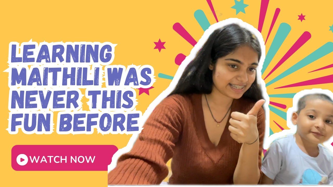 Easiest way to learn Maithili language is here | Learn Maithili with ...