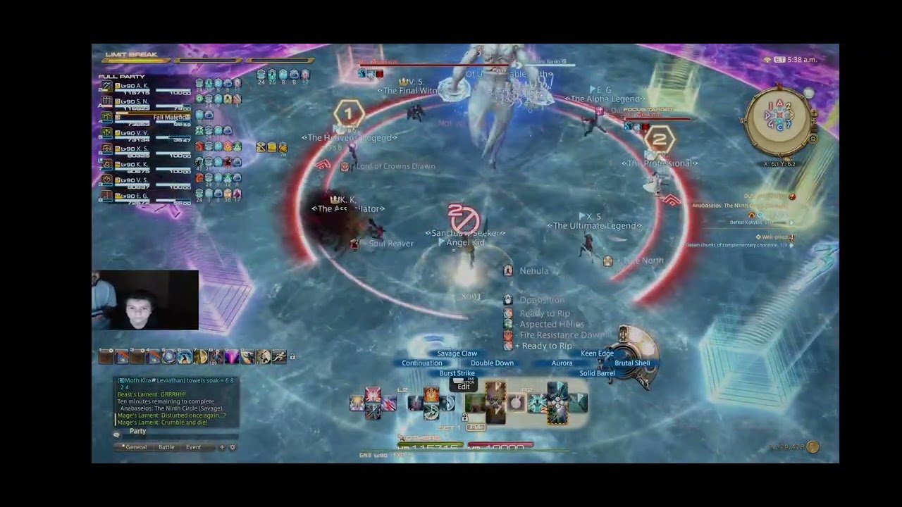 final fantasy 14 Pandaemonium: Anabaseios Savage Floor 9! 14 year old ...