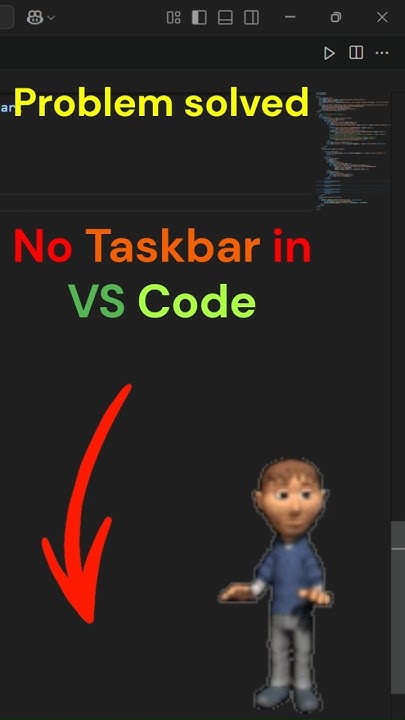 How to Enable Taskbar in VS Code #vscodetips #vscodetaskbar #ganeshrawatz - YouTube