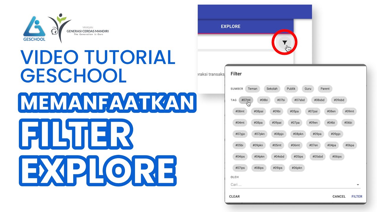 Video Tutorial Memanfaatkan Filter di Explore - YouTube