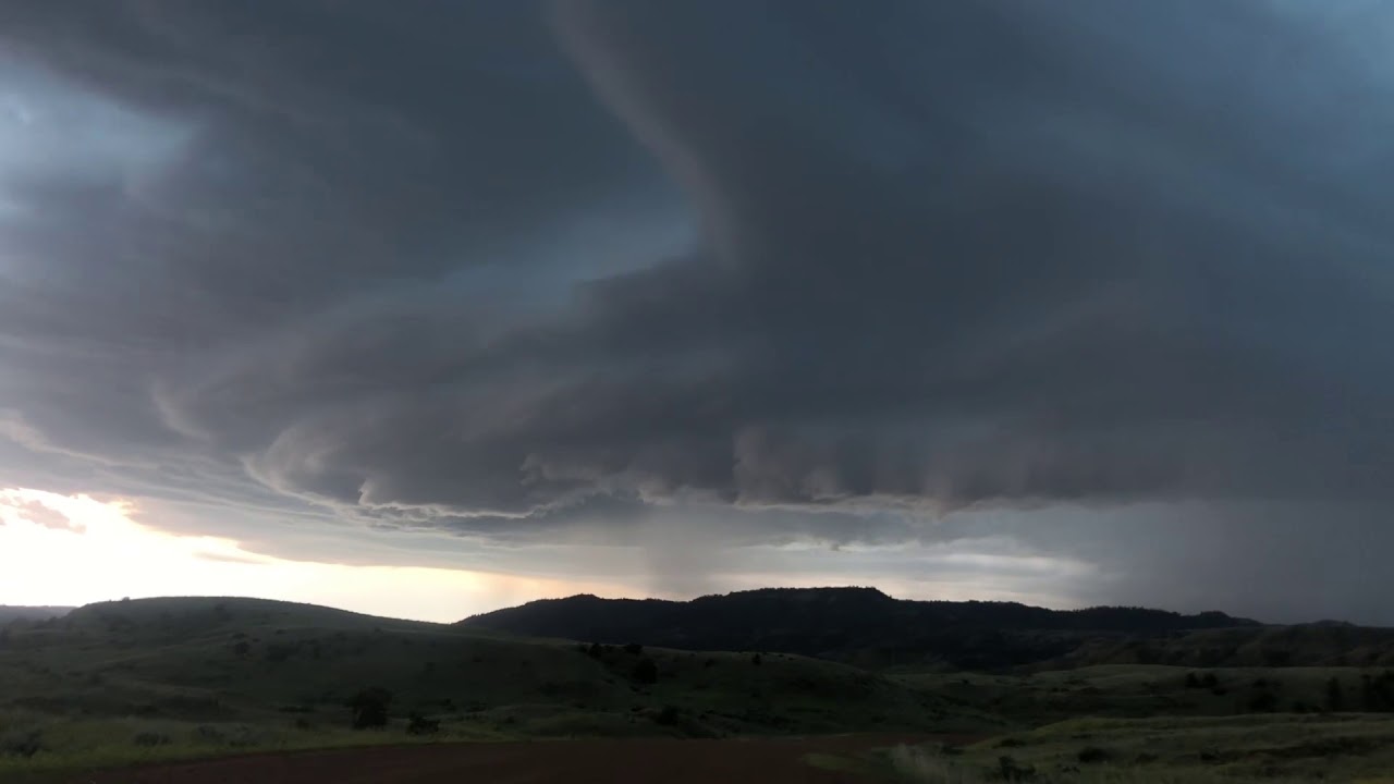 TRIANGLE MOTHERSHIP supercell in Custer National Forest, Montana! - YouTube
