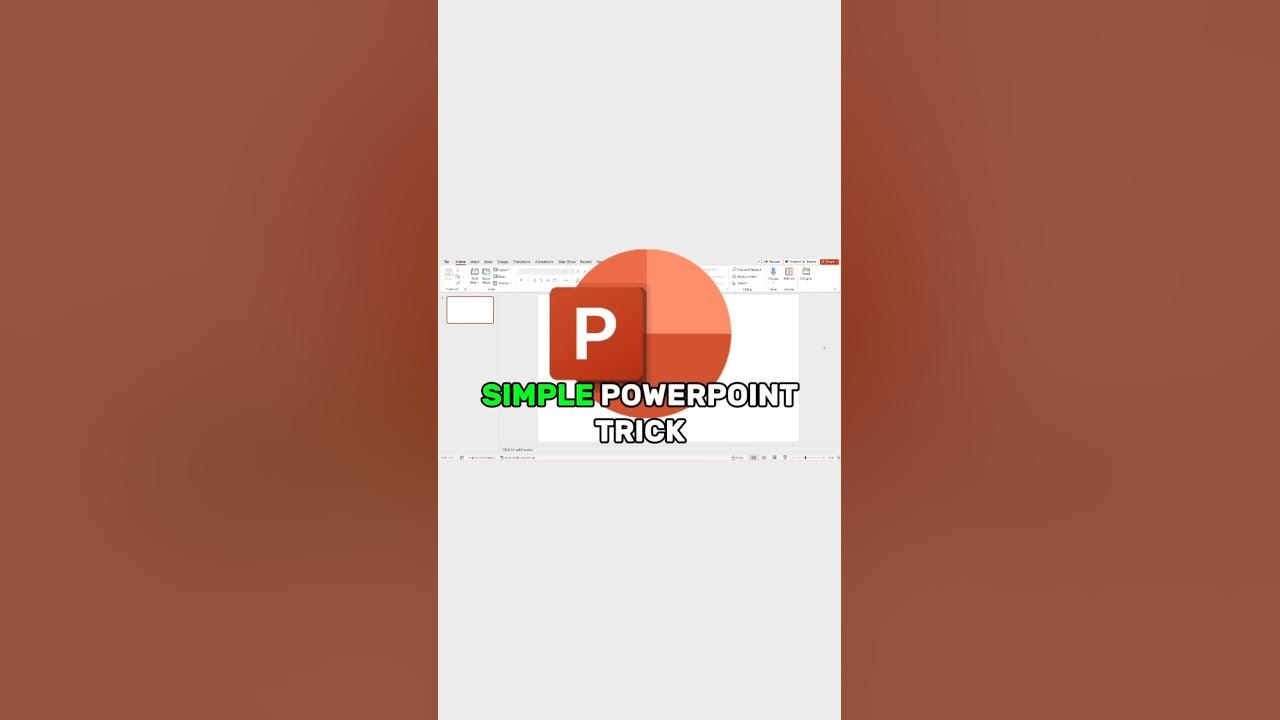 Simple Powerpoint Trick Powerpointpresenation Tutorial Powerpoint Microsoftoffice Youtube
