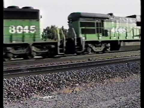 BN 8045 Initial Setout @ Eola, IL - YouTube