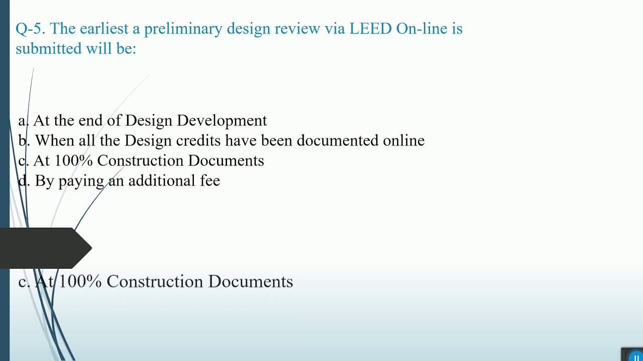 Free LEED GA Exam Part 2 (LEED v4) - YouTube