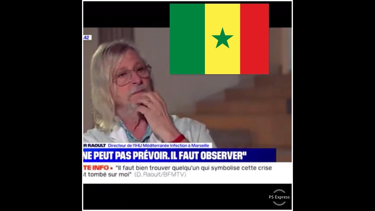 COVID19 Pr Didier RAOULT : Je travaille beaucoup avec le SÉNÉGAL - YouTube
