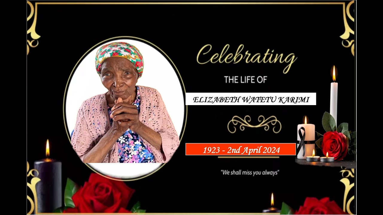 FARE THEE WELL ELIZABETH WATETU KARIMI - YouTube