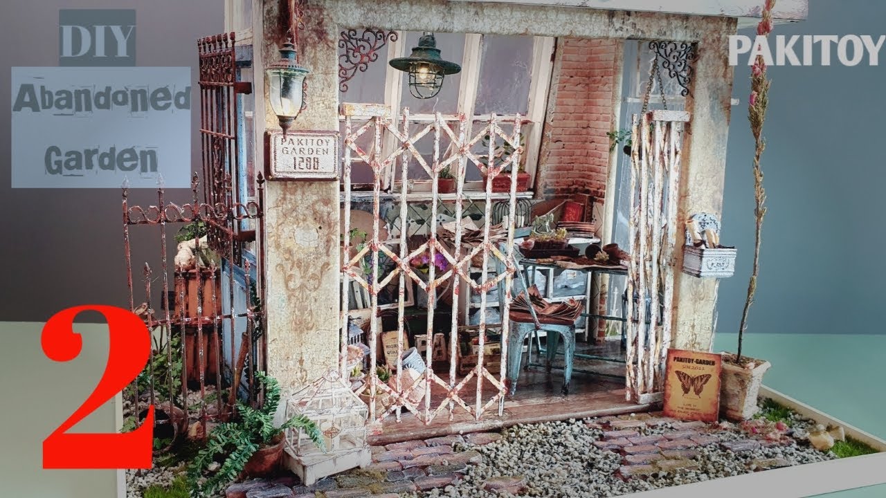 DIY Miniature Dollhouse Kit | Miniature Abandone house | 미니어처하우스 | DIY ...