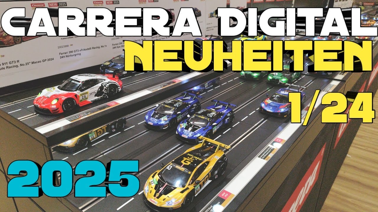 Carrera Digital 124 Neuheiten 2025! Spielwarenmesse Nürnberg - YouTube