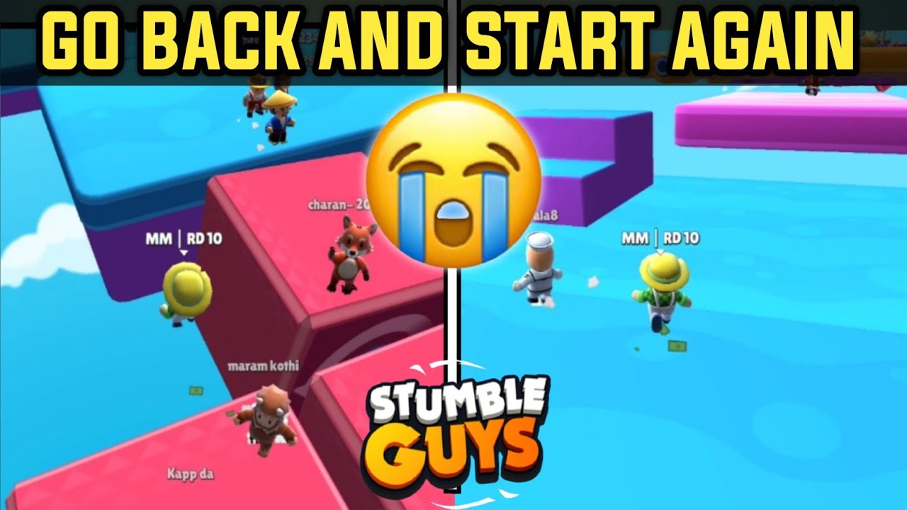 Stumble Guys But If I Get Hit, I Have To Go Back And Start Again - YouTube