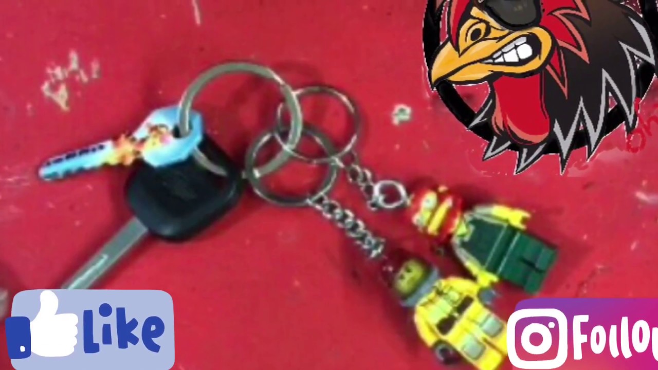 COMO HACER UN LLAVERO DE LEGO-EL GALLO MAYO - YouTube