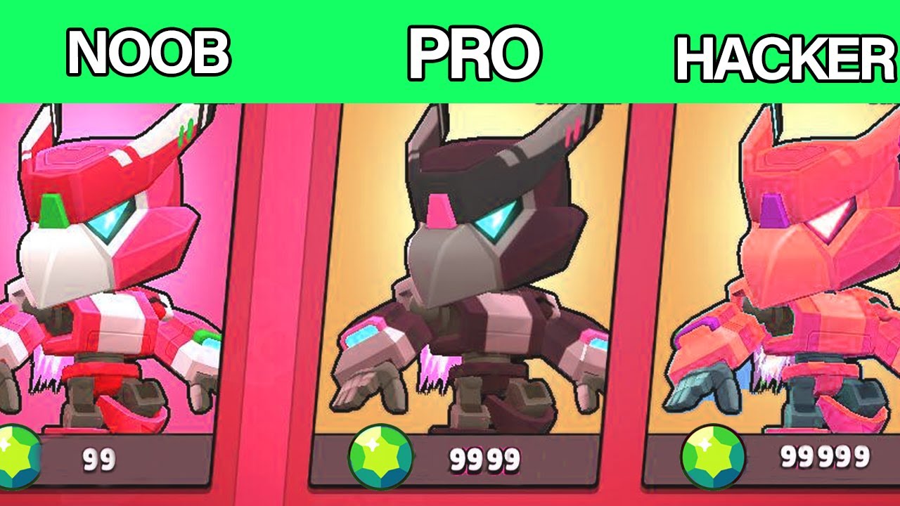 NOOB VS PRO VS HACKER - CROW // Brawl Stars - YouTube