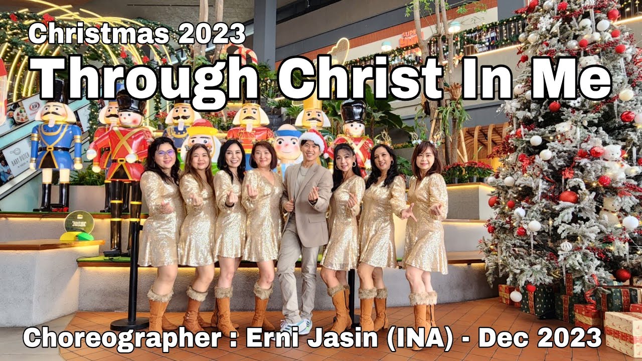 DSWAN (CHRISTMAS 2023) | Through Christ In Me | LINE DANCE | Improver ...