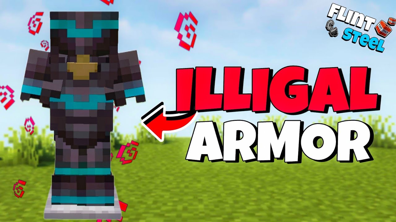 Why ? I make ILLEGAL Armor in this Minecraft smp - YouTube