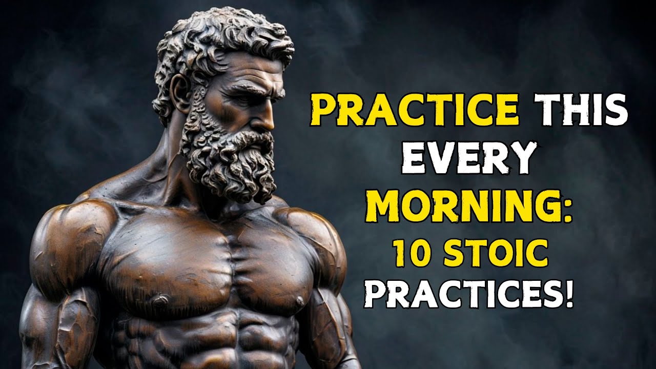 10 STOIC PRACTICES FOR A POWERFUL MORNING | STOICISM - YouTube