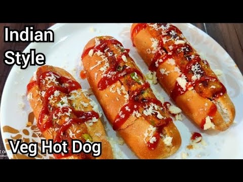 Veg Hotdog 🌭🌭 | आलू से बना हॉटडॉग | #cooking #kitchen #recipe #music # ...