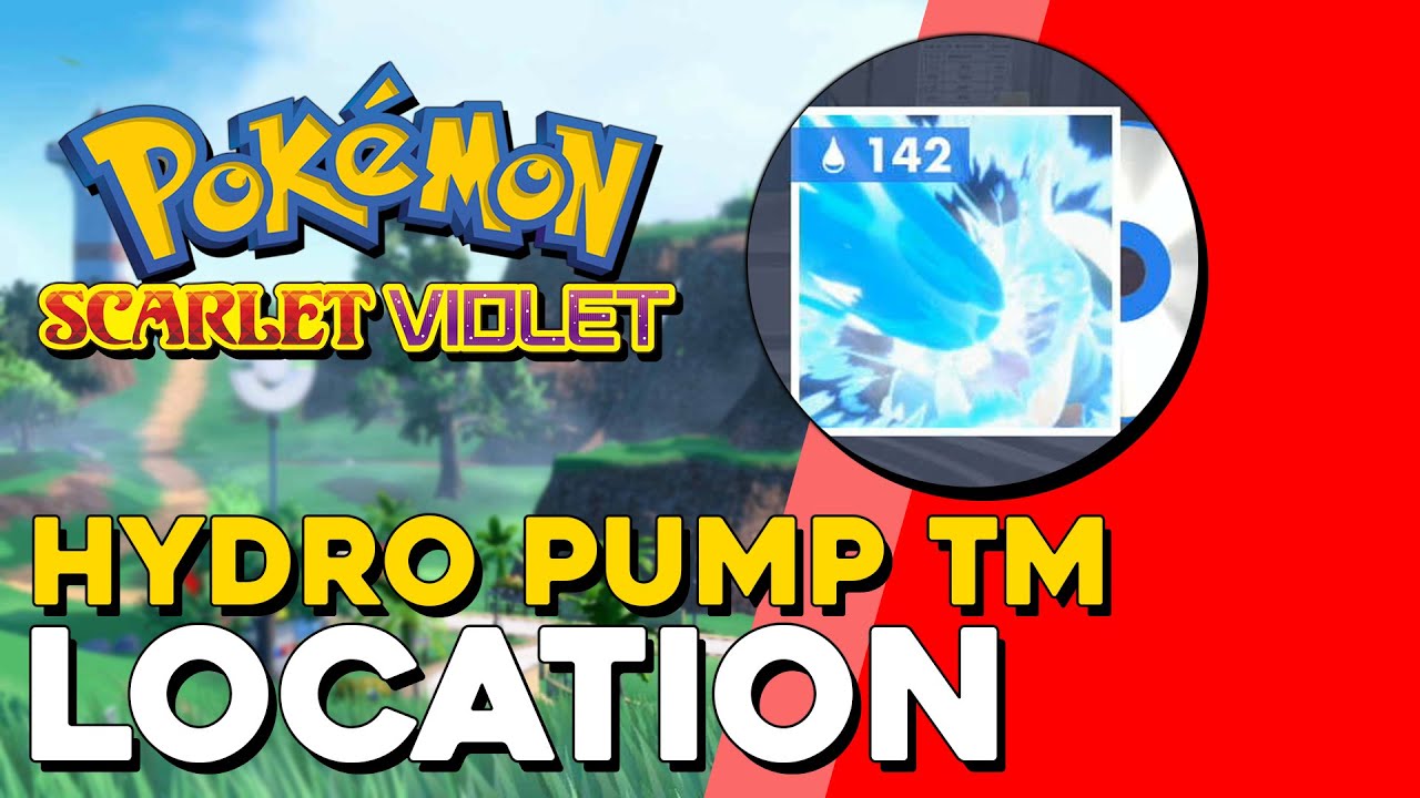 Pokemon Scarlet & Violet Hydro Pump TM Location - YouTube